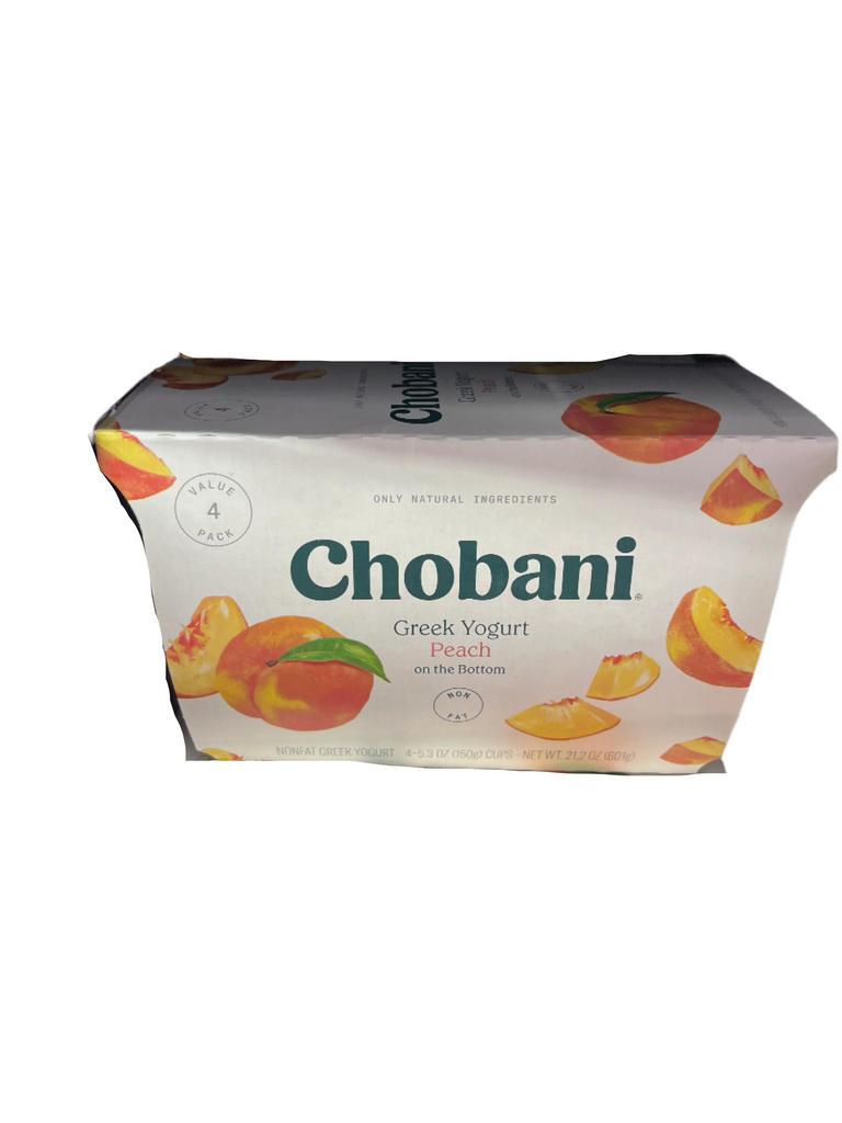 Chobani Peach 4 pack – Orlando Grocery Express