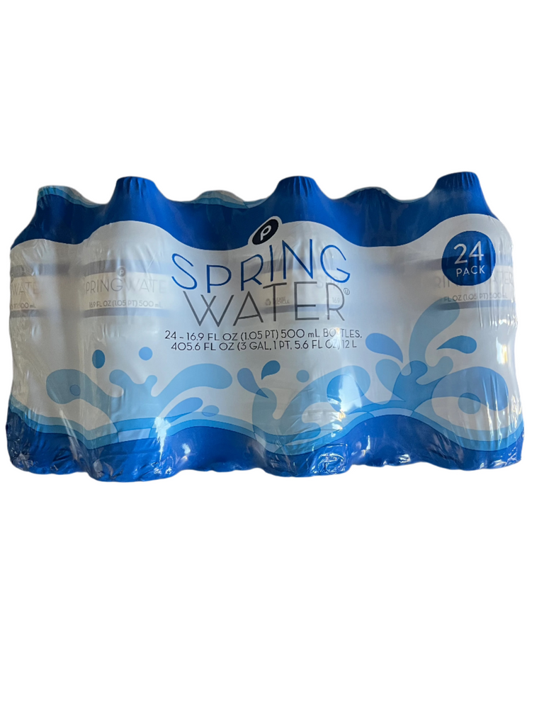 Store Brand Spring Water 24pack 16.9 oz bottles – Orlando Grocery Express