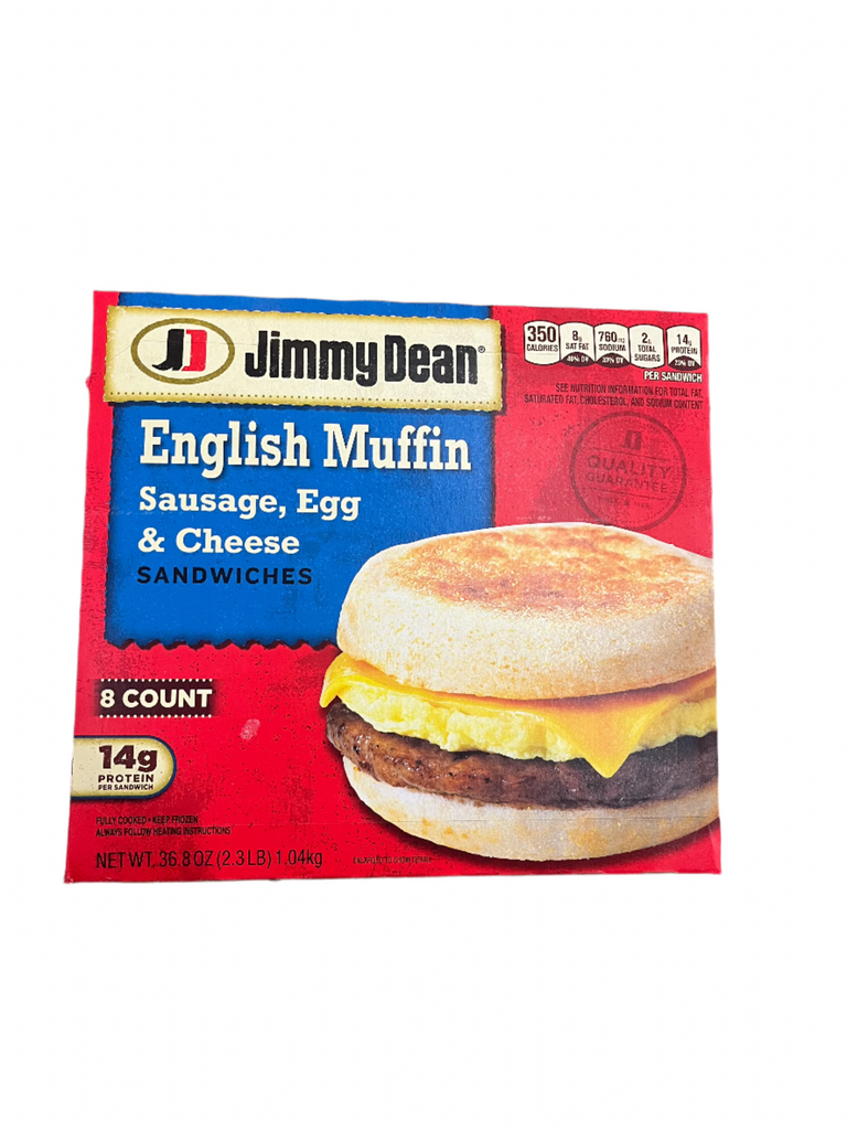 Jimmy Dean English Muffin Sausage, Egg, & Cheese – Orlando Grocery Express