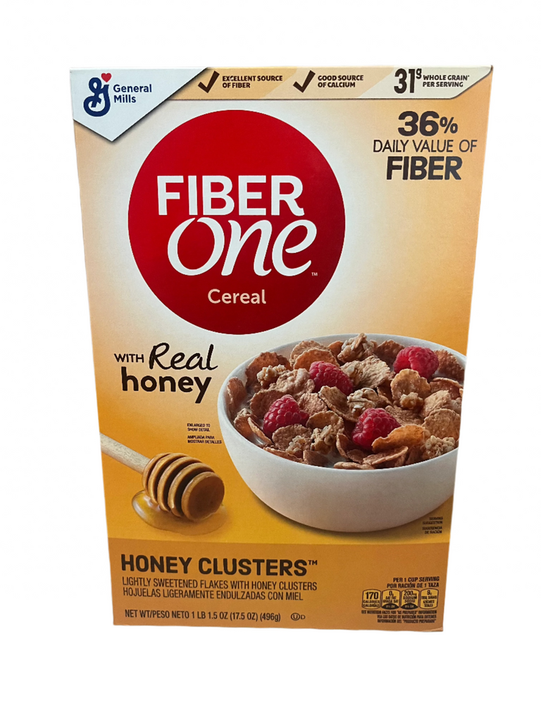 General Mills Fiber One Honey Clusters Cereal 17 oz – Orlando Grocery ...