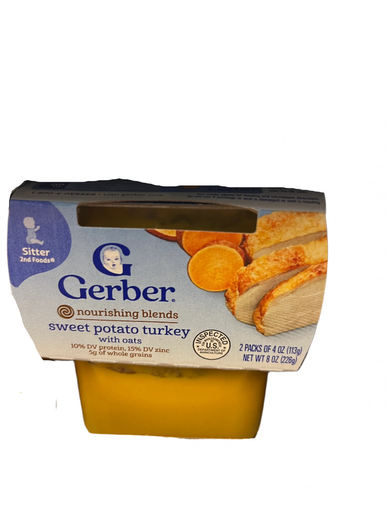 Gerber 2nd Foods Sweet Potato Turkey 2 pk – Orlando Grocery Express